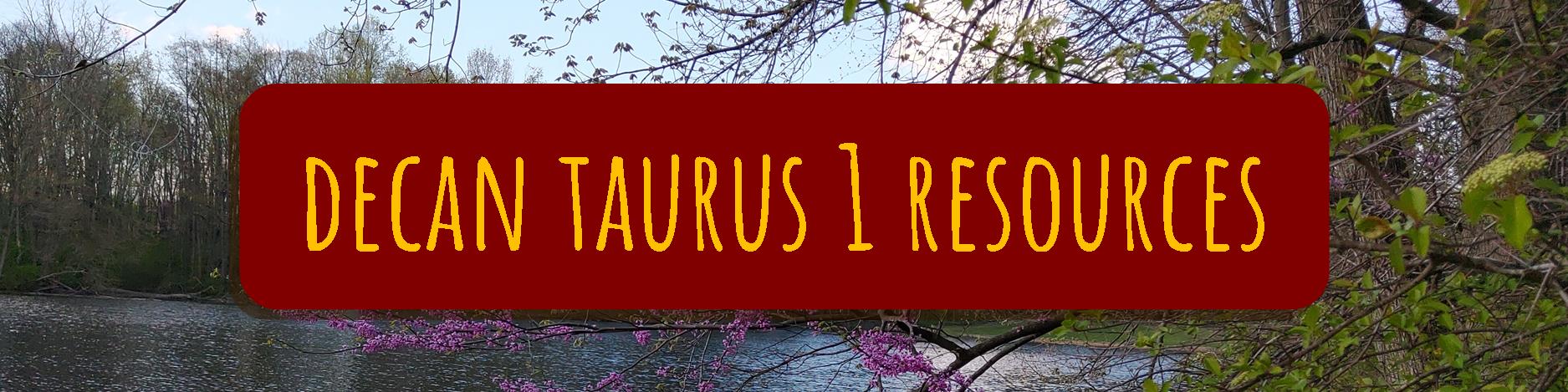 Journey Through the Decans: Taurus 1 Info + Resources - Starry Woods ...